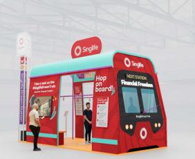 Singlife Dream Train Station at Seedly PFF 2024 | Singlife Singapore